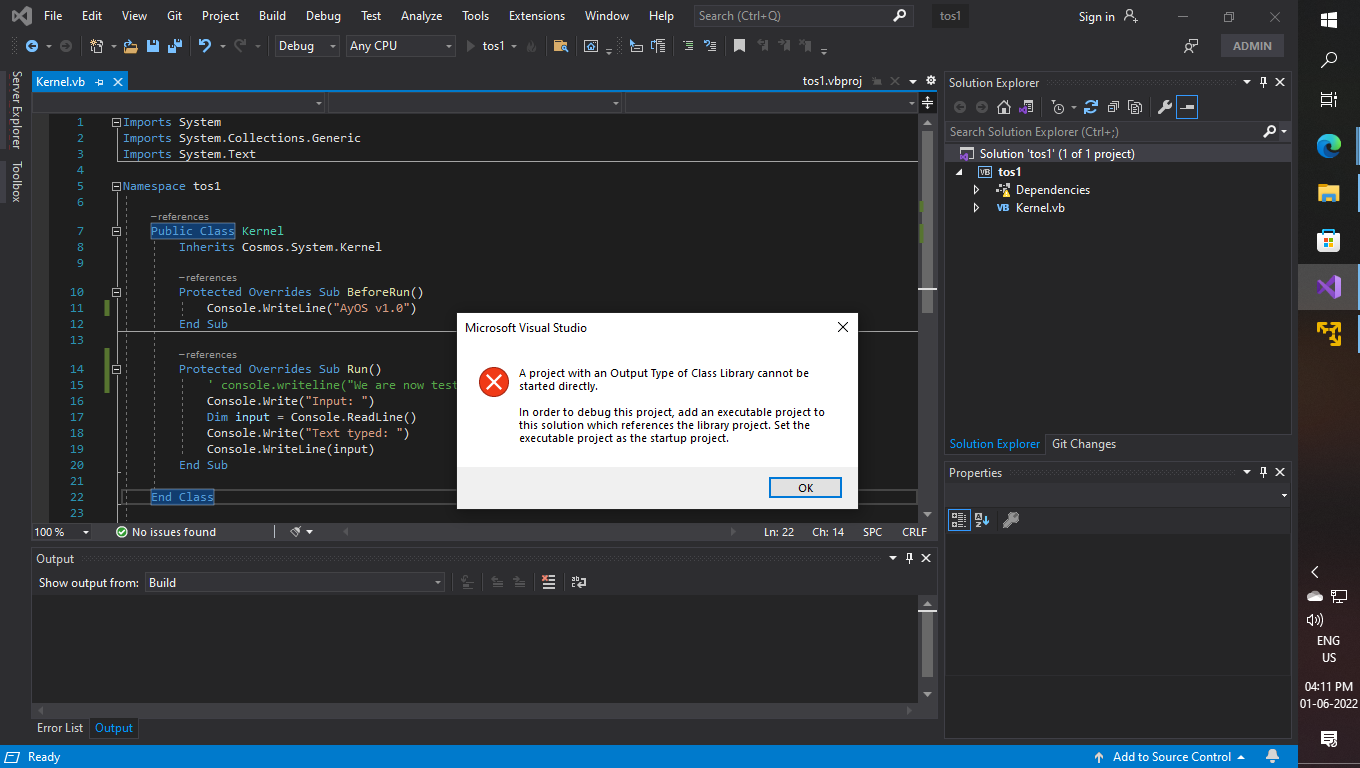 Cosmos built OS not loading · Issue #2268 · CosmosOS/Cosmos · GitHub