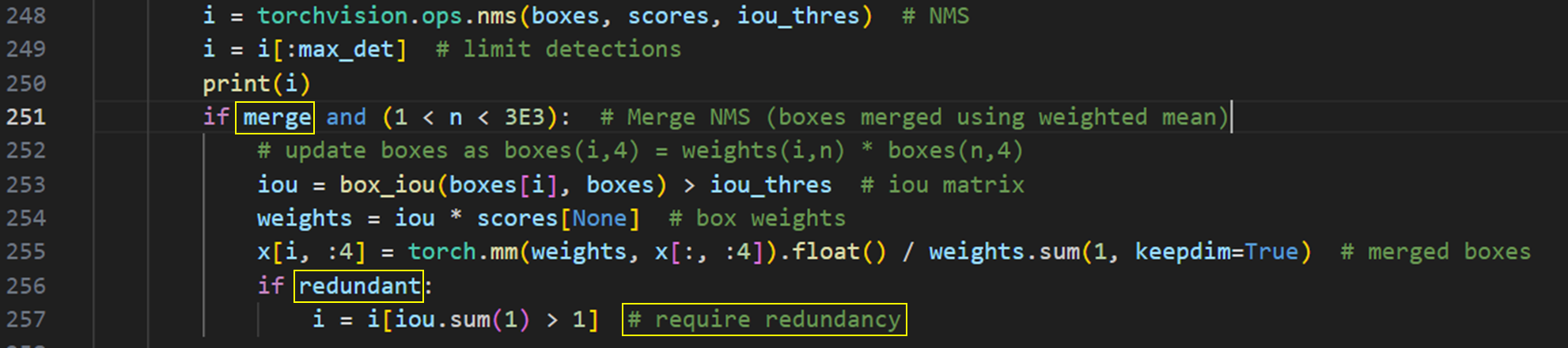 merge-NMS and require redundancy · Issue #3077 · ultralytics/ultralytics · GitHub