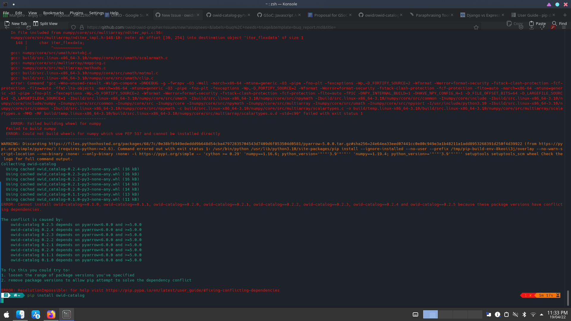 While installing the owid-catalog library getting library conflicts · Issue #33 · owid/owid ...