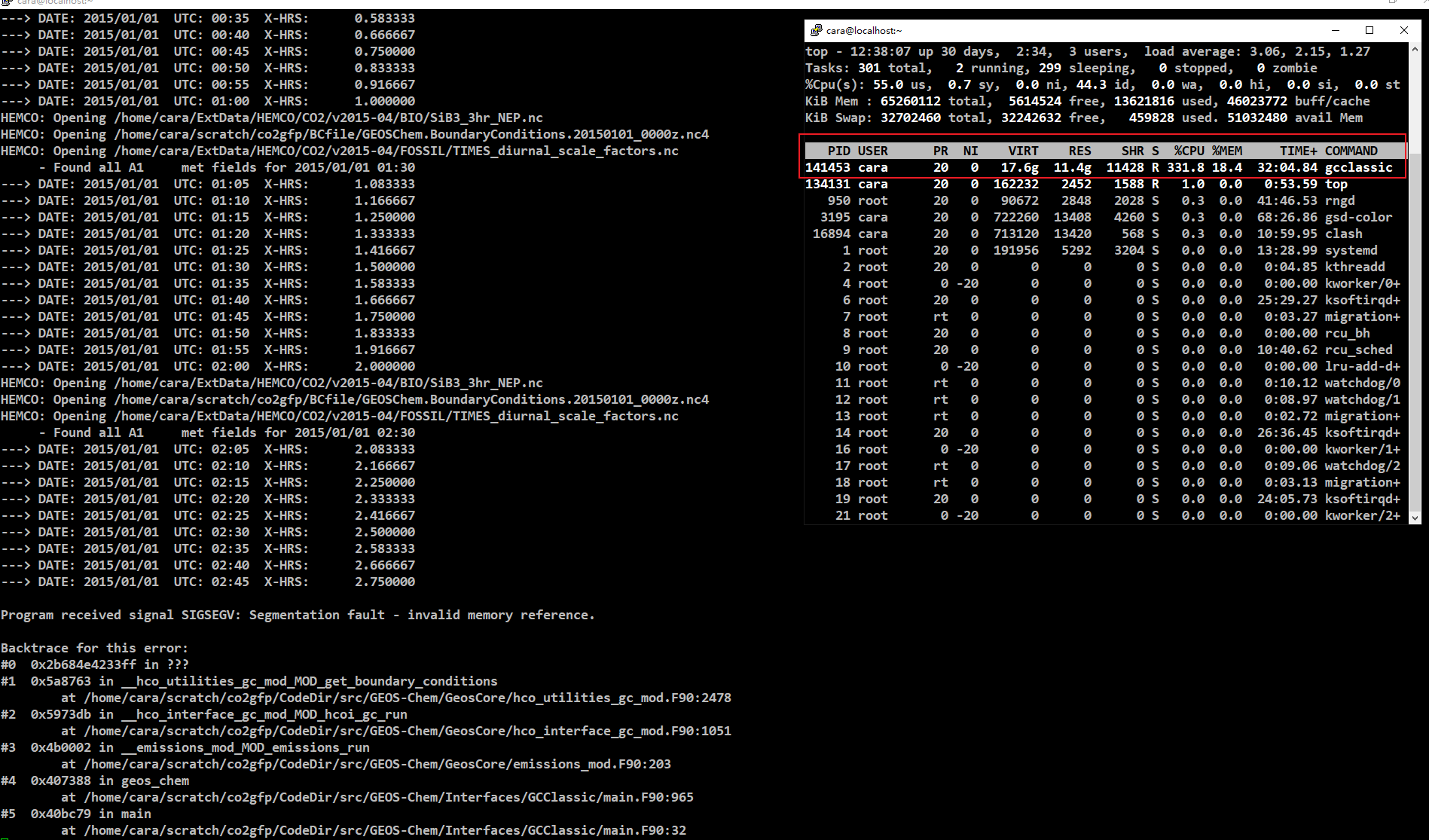 [BUG/ISSUE]GEOS-Chem restarts cannot be read correctly in a CO2 simualation · Issue #1171 ...