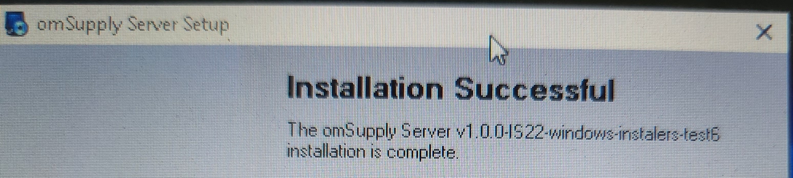 Server installer wizard version message seems incorrect · Issue #650 · msupply-foundation/open ...