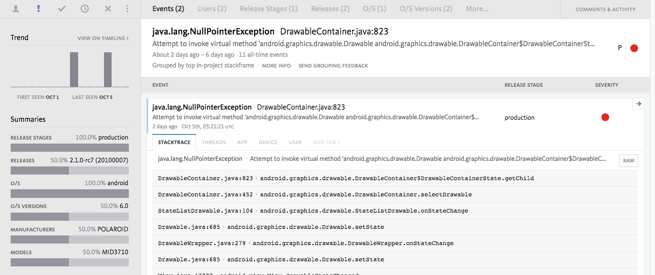 java.lang.NullPointerException in DrawableContainer.java:823 · Issue #722 · msupply-foundation ...