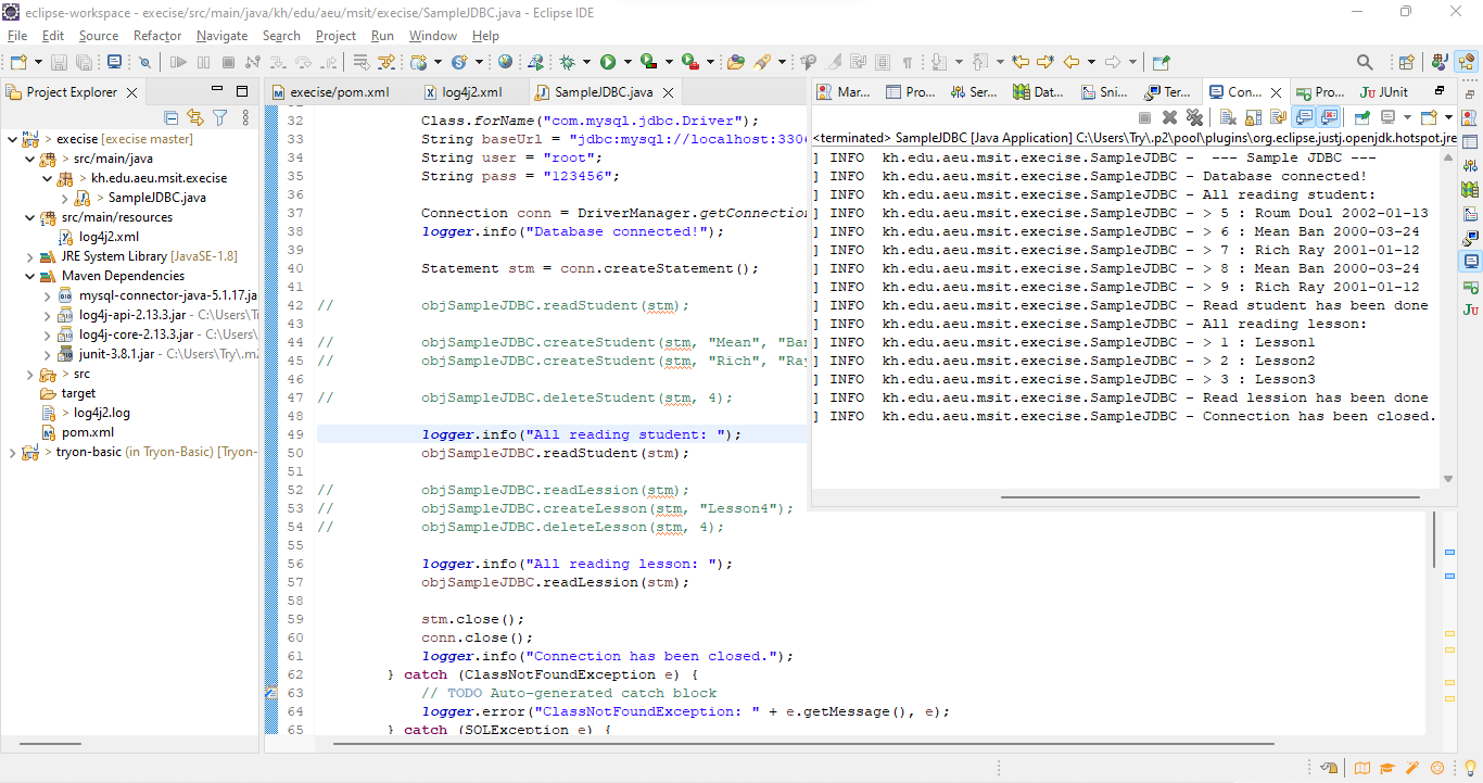 GitHub - TryTec/AEU-MSIT-JAVA-Execise: For turn in all advance java execise