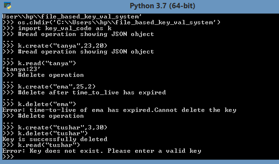 GitHub - Tanya163/FreshworksEngineeringAssessment: File based Key-Value data storage
