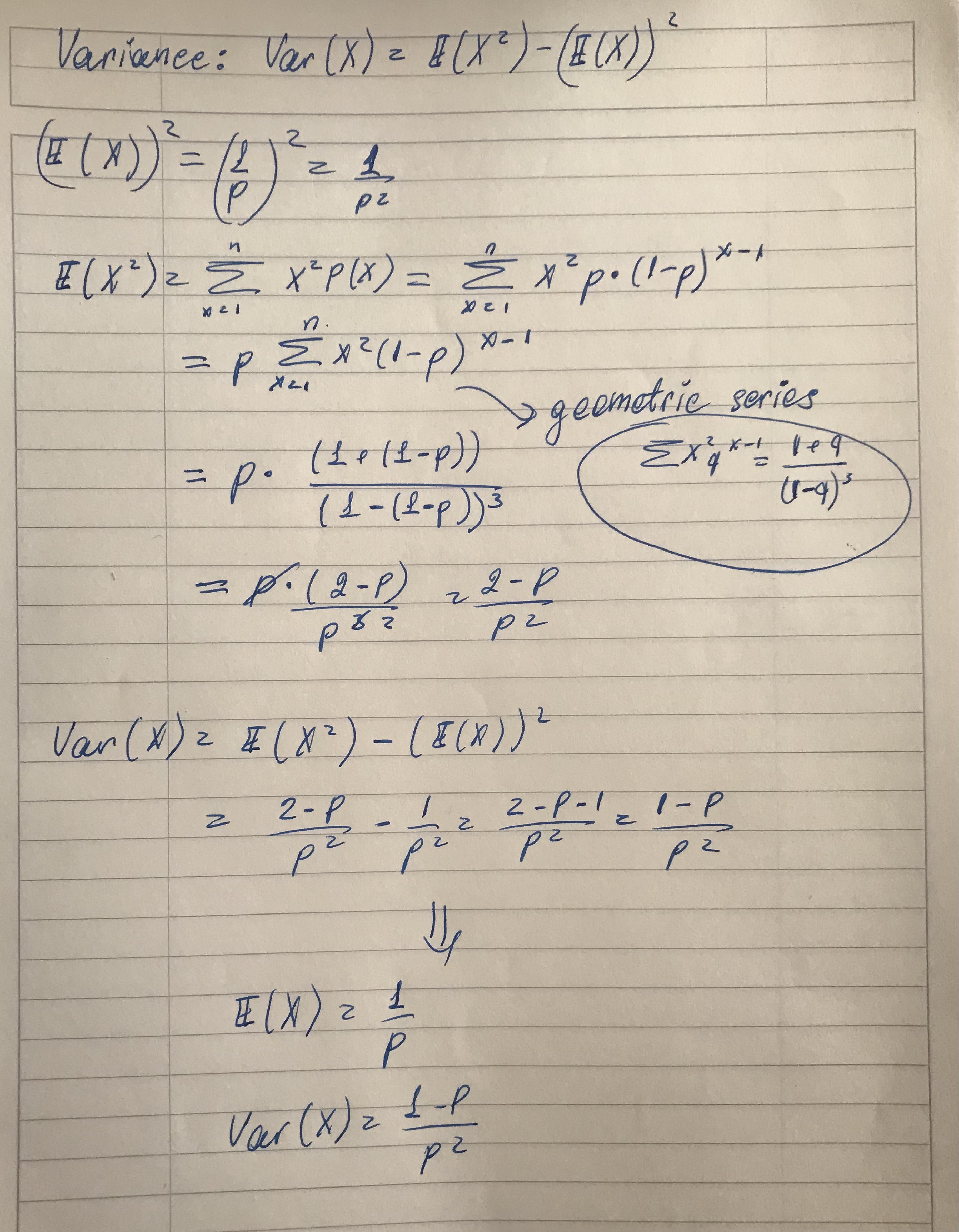 Mathematics Statistics For Data Science Deriving Expectation And