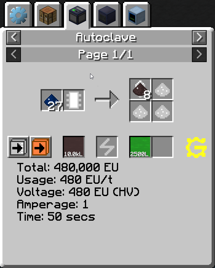 Concentrated Enriched-Naquadah Sludge Dust not possible in Autoclave ...