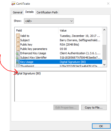 SelfSigning cert failures on Linux · Issue #29409 · dotnet/runtime · GitHub