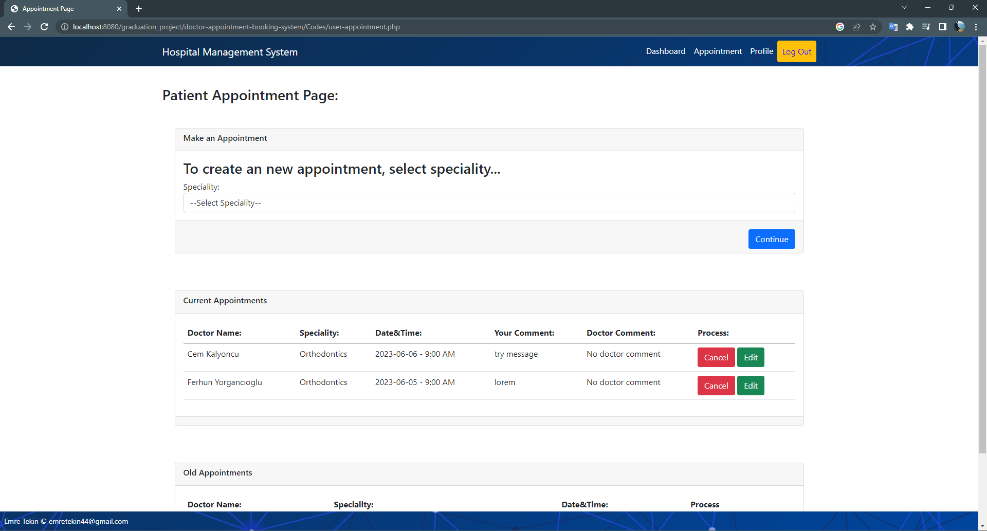 GitHub - doganalican46/HospitalManagementSystem