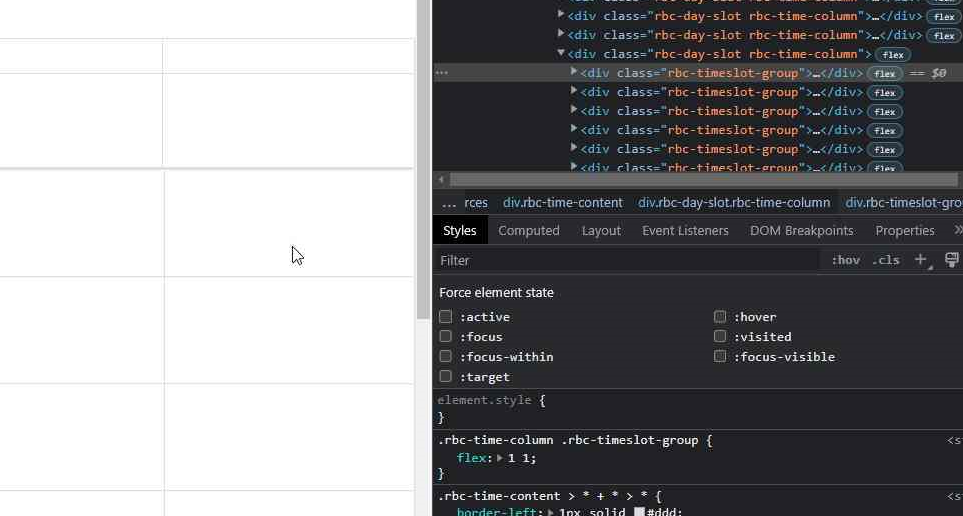 hovering over a cell don't work · Issue #2288 · jquense/react-big-calendar · GitHub