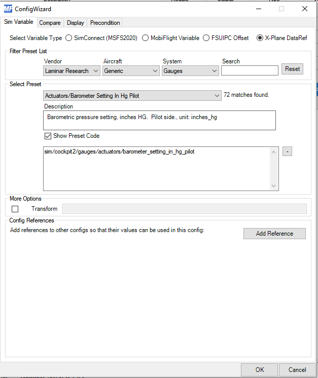 Show Preset Code does not appear X-Plane Input Device "Display" Tab · Issue #1050 · MobiFlight ...
