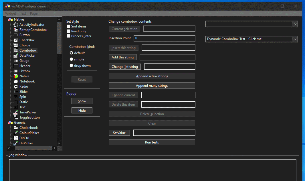 Incorrect colors of wxCheckBox, wxRadioButton after pressing "ALT" key, when WX_MSW_DARK_MODE is ...