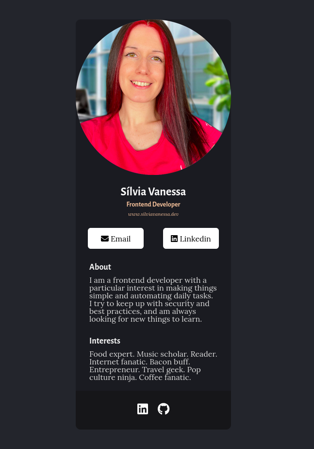 GitHub - Nessvah/digital_businessCard: simple digital business card with react and vite