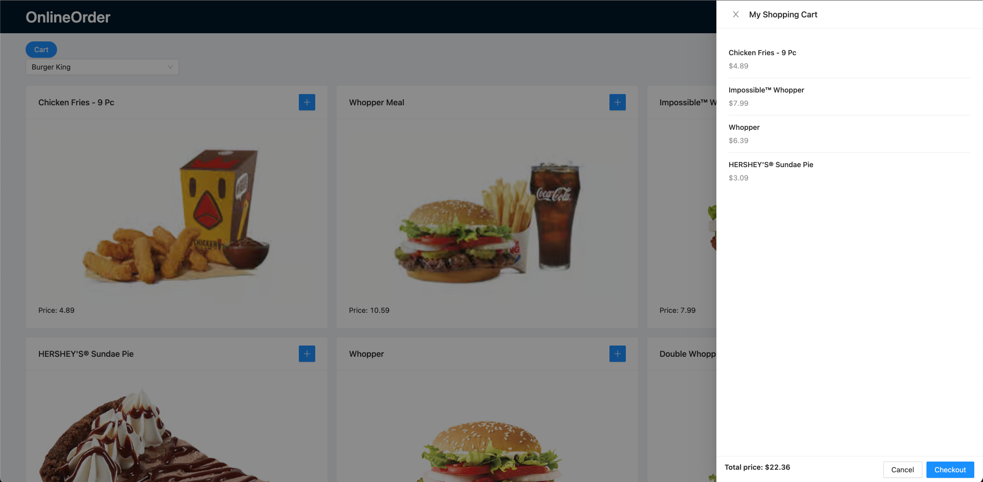 GitHub - Tonyshen1997/OnlineOrder