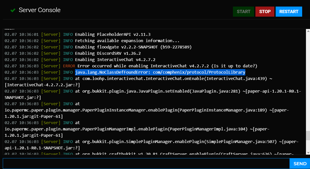 Error in console · Issue #156 · LOOHP/InteractiveChat · GitHub