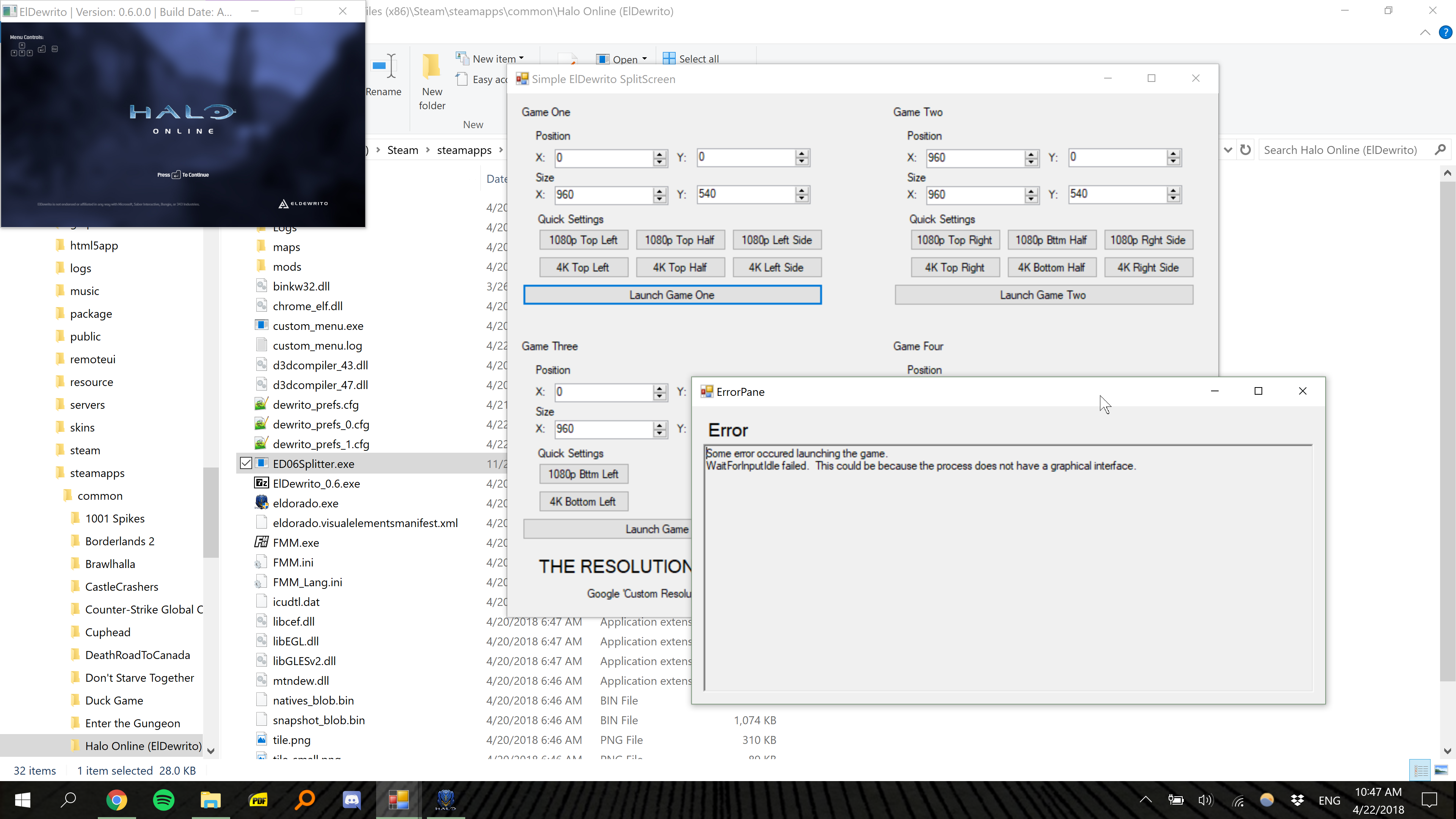 "WaitForInputIdle failed" · Issue #1 · pkillboredom ...