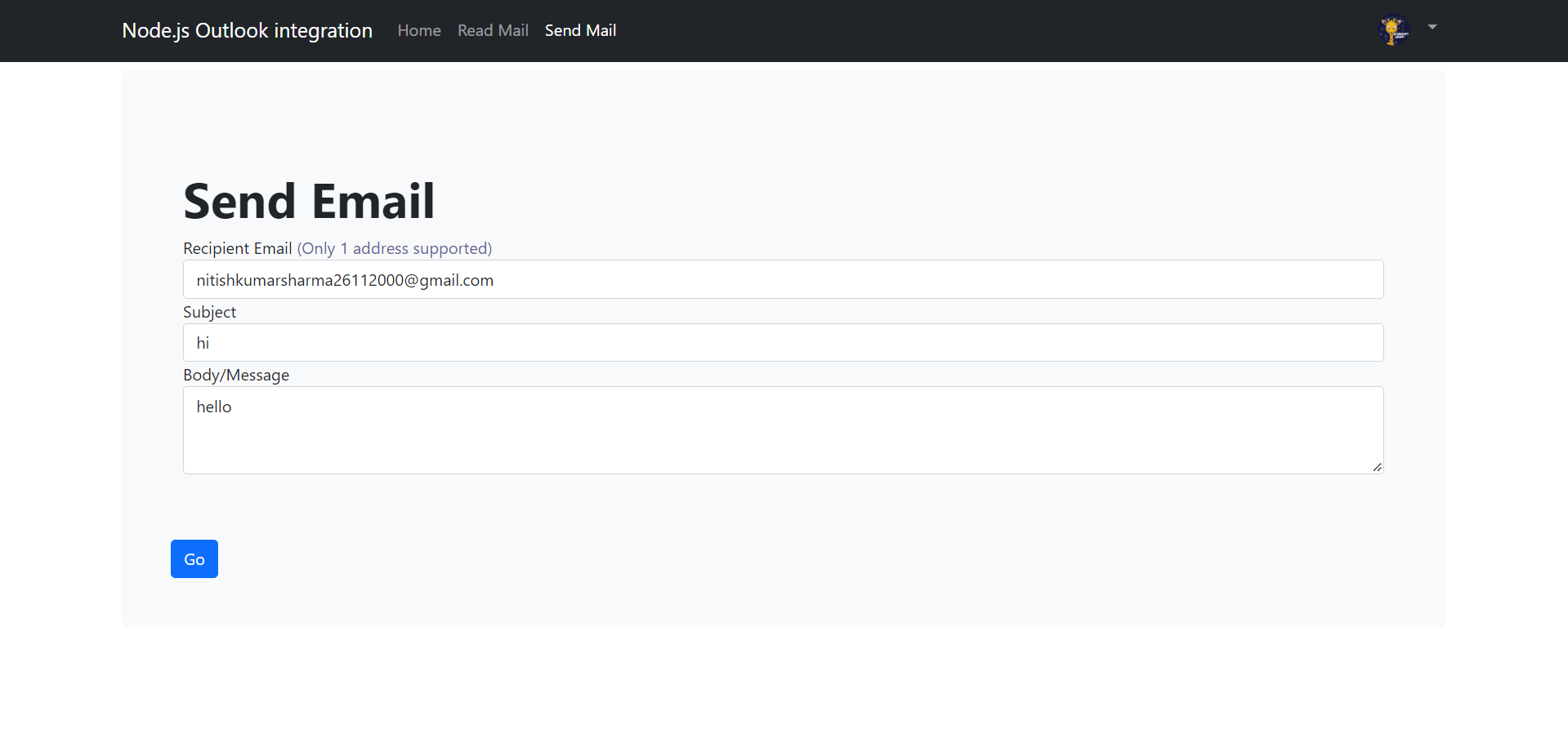 GitHub - Sagar0510/outlook-integration