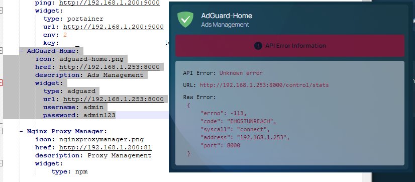 adguard-home-docker version[Bug] · Issue #698 · gethomepage/homepage · GitHub