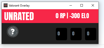 Showing -300 unranked · Issue #59 · HeyM1ke/ValorantStreamOverlay · GitHub