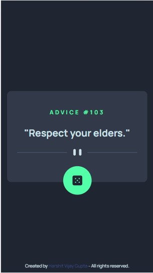 GitHub - harshitvijaygupta/advice-generator
