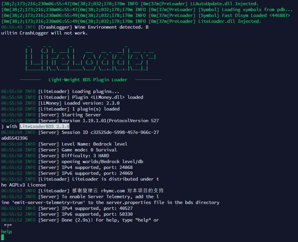 [BUG]伺服器後臺輸入指令不會回應 · Issue #450 · LiteLDev/LeviLamina · GitHub
