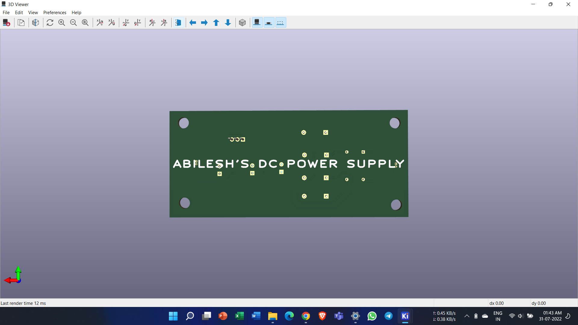 GitHub - Abilesh26/dc_powersupply: KiCAD for PCB layout of a AC to DC ...
