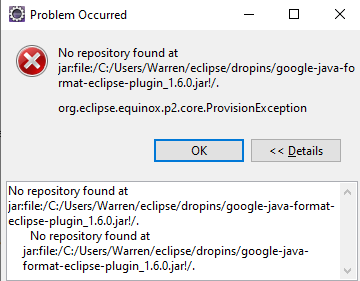 Could not install plugin · Issue #620 · google/google-java-format · GitHub
