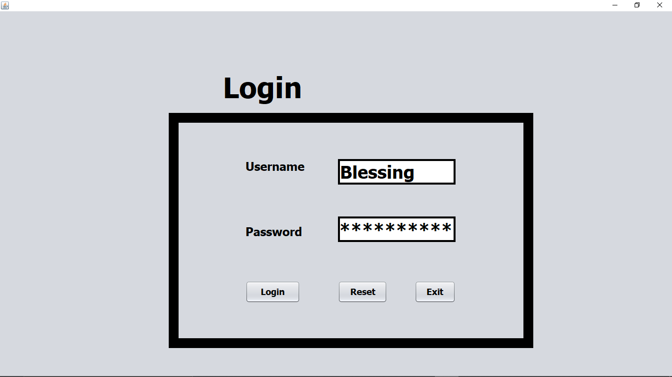 GitHub - NkunaBlessing/Login_System_Java