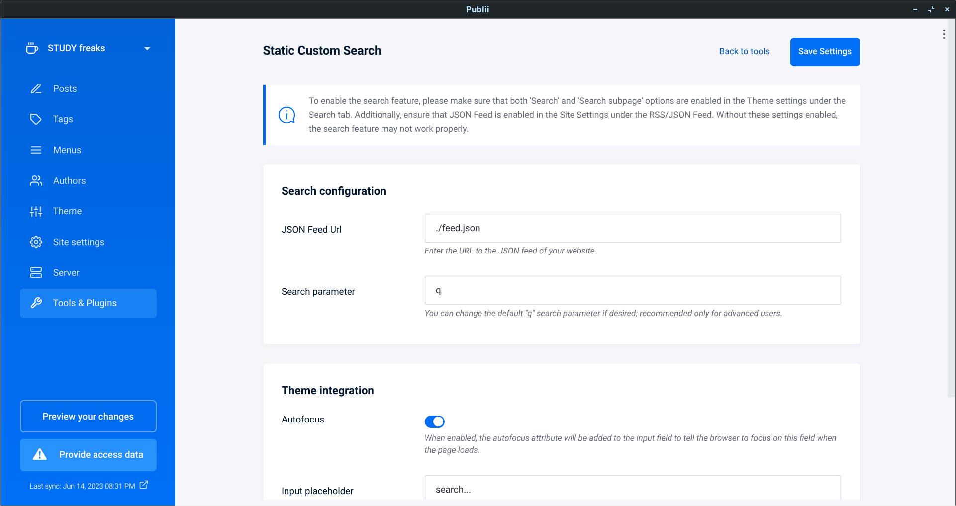 GitHub - freaks-dev/publii-static-custom-search: Publii Static Custom Search is a plugin for the ...
