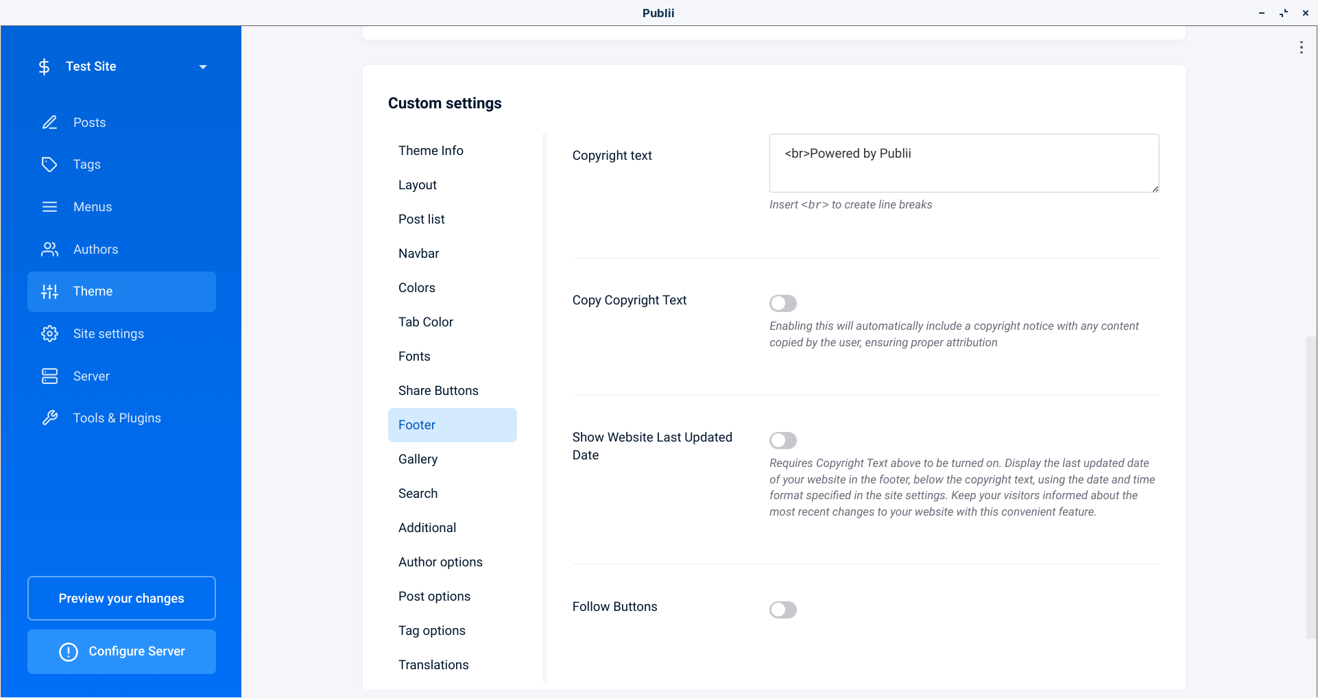 GitHub - freaks-dev/taste-fdm: The modified Publii Taste theme offers features like customizable ...