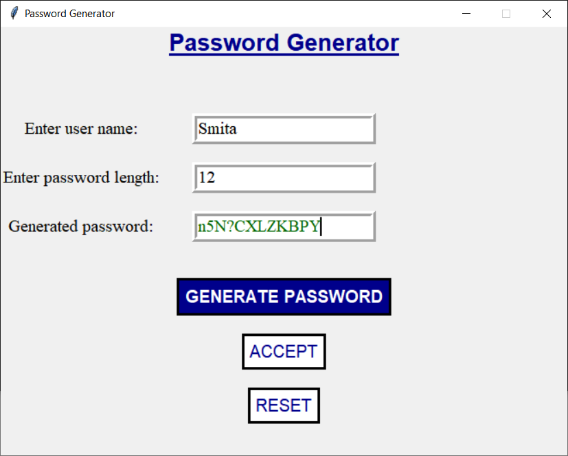 GitHub Smita3199 Password Generator in Python Password Generator 