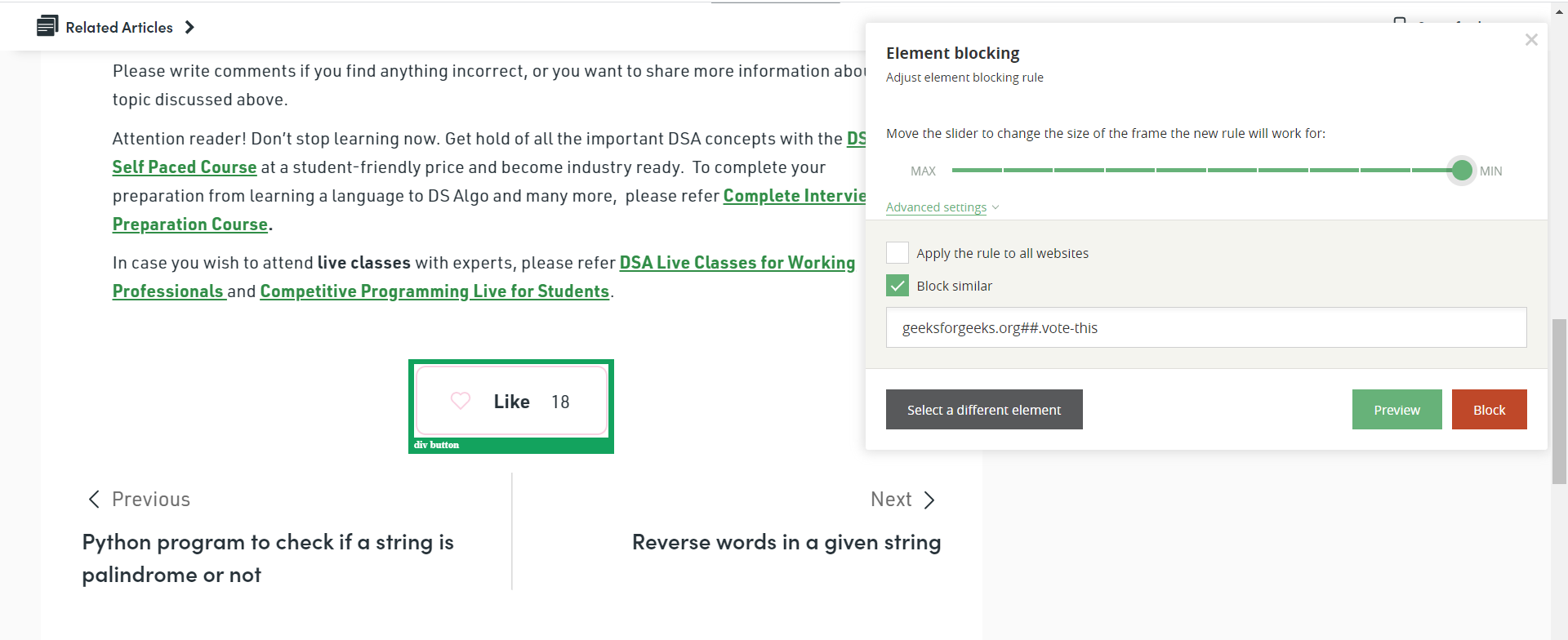 geeksforgeeks.org · Issue #93430 · AdguardTeam/AdguardFilters · GitHub