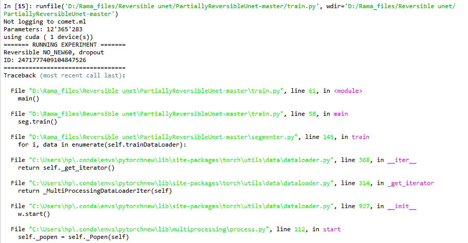 run train.py TypeError: h5py objects cannot be pickled · Issue #9 · RobinBruegger ...