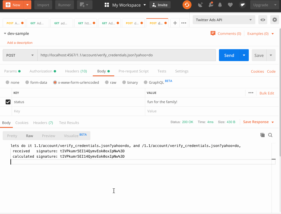 Oauth 10 Post With Unselected Form Url Encoded Params Can Generate Incorrect Signature · Issue