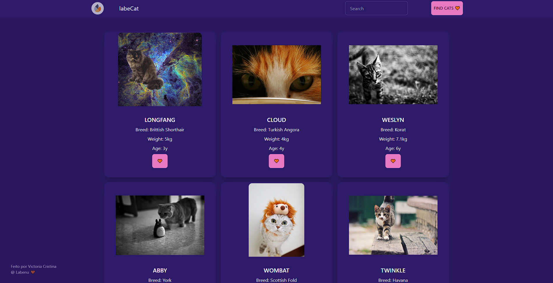 GitHub - vic-cristina/labeCat