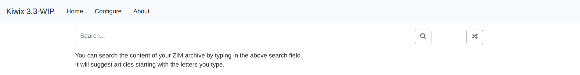 Search-bar not properly aligned with the search button. · Issue #780 · kiwix/kiwix-js · GitHub