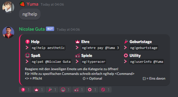 GitHub - yuma-dev/ngbot: Ein ausgebauter Chatbot mit vielen verschiedenen ausgebauten Funktionen