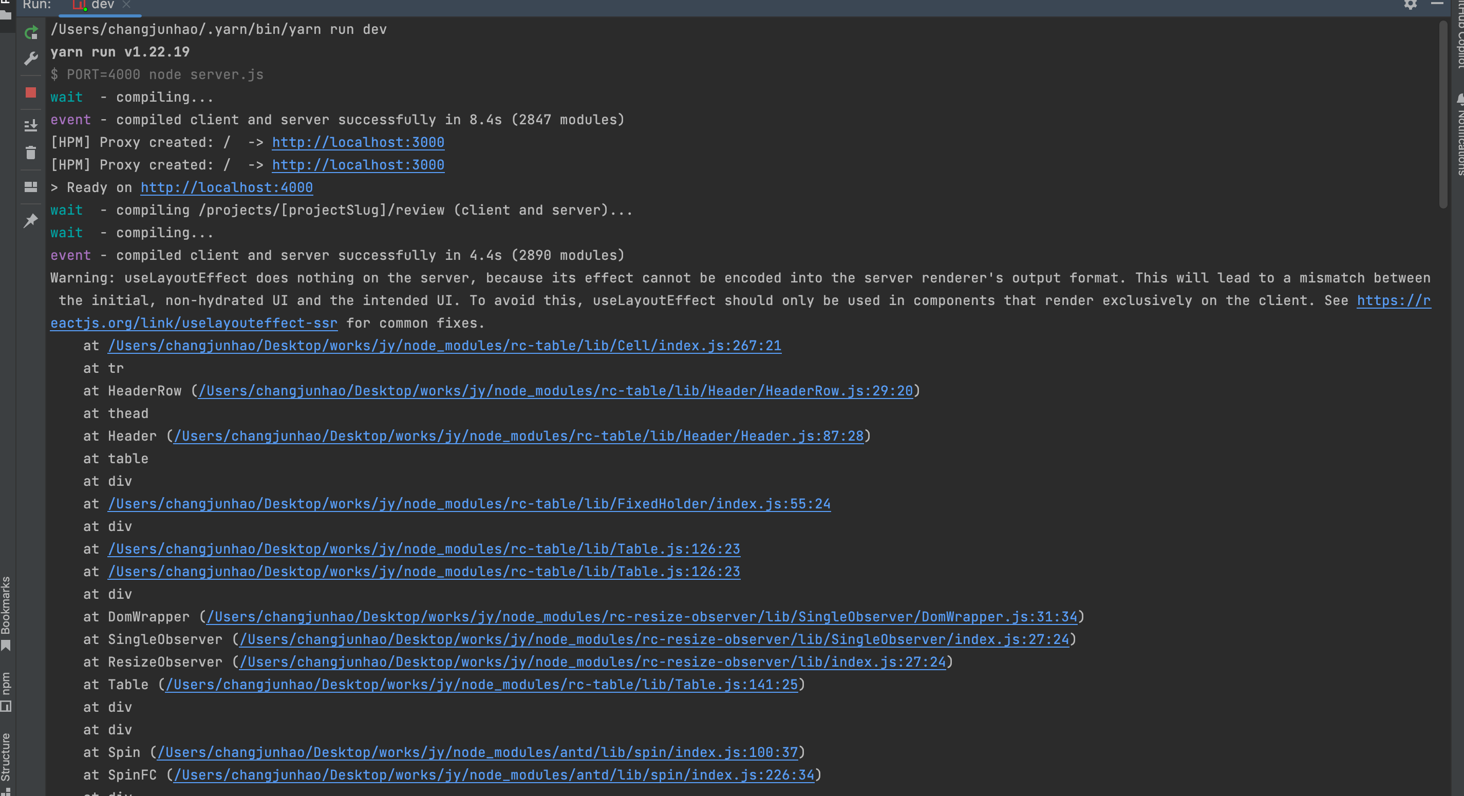 Uselayouteffect Warning On The Server Side Rendering With Nextjs · Issue 845 · React Component