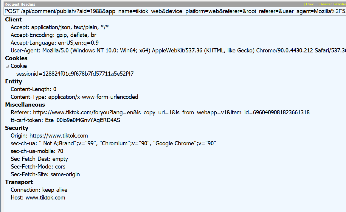Is it possible to post a comment using the generated signature ? · Issue #122 · carcabot/tiktok ...