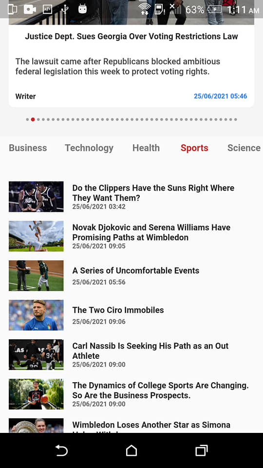 GitHub - amrazzam31/The-New-York-Times: This app is made by using the Flutter framework. It's a ...