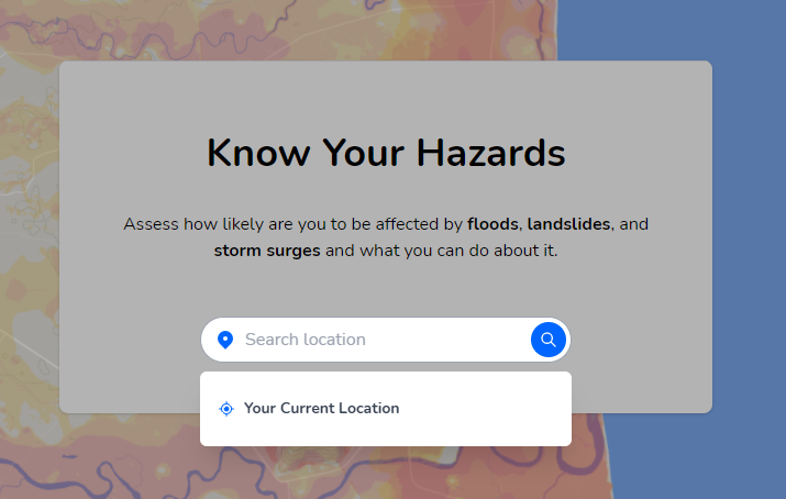 [UI] Search functionality using current location · Issue #115 · UPRI-NOAH/noah-frontend · GitHub