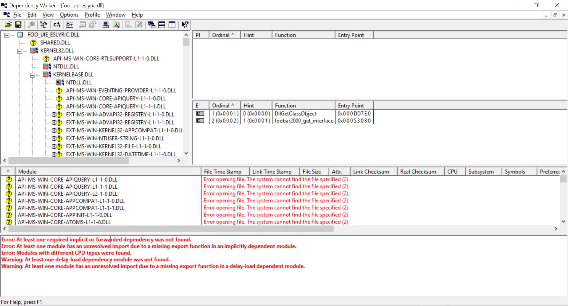 Is it possible to use the 32bit ESLyric on a WinPE x64 Windows 10 system? · Issue #58 · ESLyric ...
