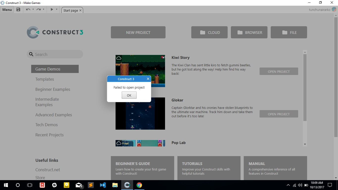 R62 "Failed to open Project" · Issue #924 · Scirra/Construct-bugs · GitHub