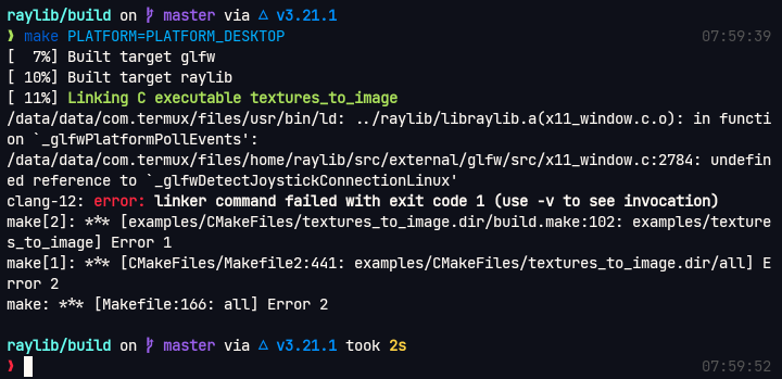 [module] Termux support · Issue #1968 · raysan5/raylib · GitHub