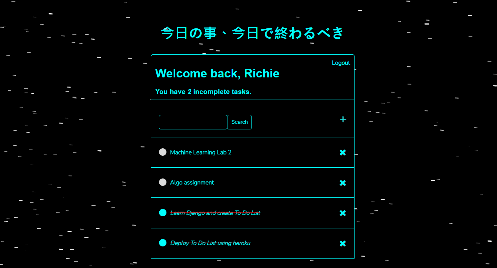 GitHub - richiephang/to-do-list: Django class-based views