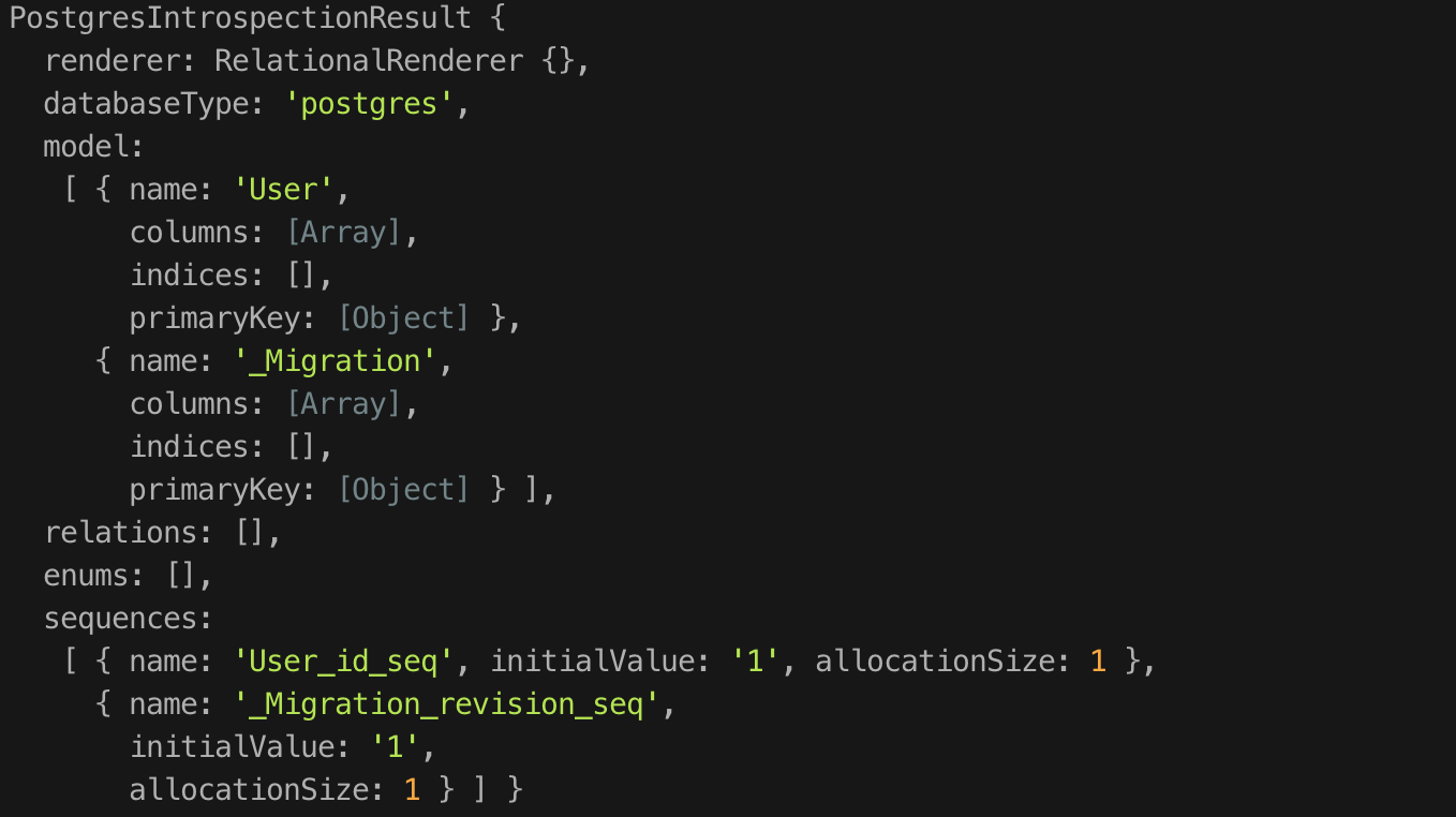 Ignore `Migration` table in introspection result · Issue #1146 · prisma ...