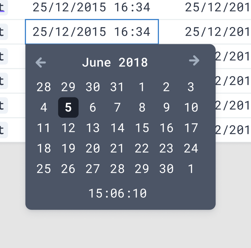 Datepicker input for editing dates · Issue #226 · prisma/studio · GitHub