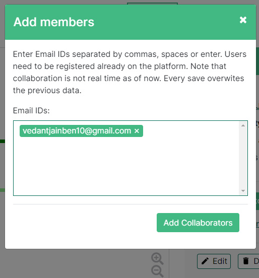 feat: Add functionality in "add members in group" like "add collaborators in project" · Issue ...