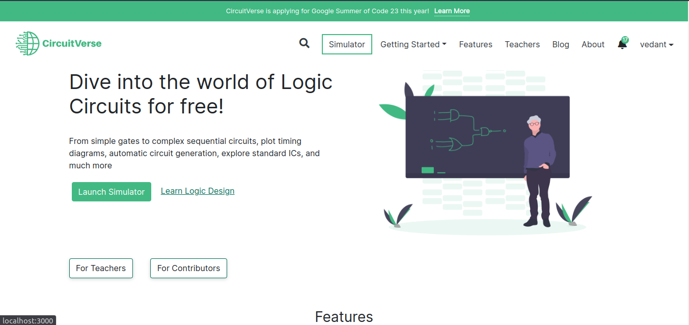 [revamp] : announcement header ui · Issue #3525 · CircuitVerse/CircuitVerse · GitHub