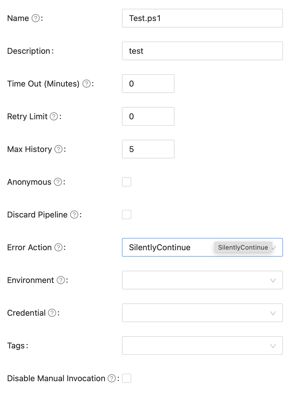 Can't change retry limit on scripts · Issue #1096 · ironmansoftware/powershell-universal · GitHub