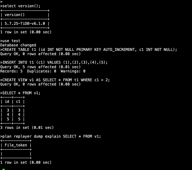 planner: plan replayer cannot work with views · Issue #38853 · pingcap/tidb · GitHub